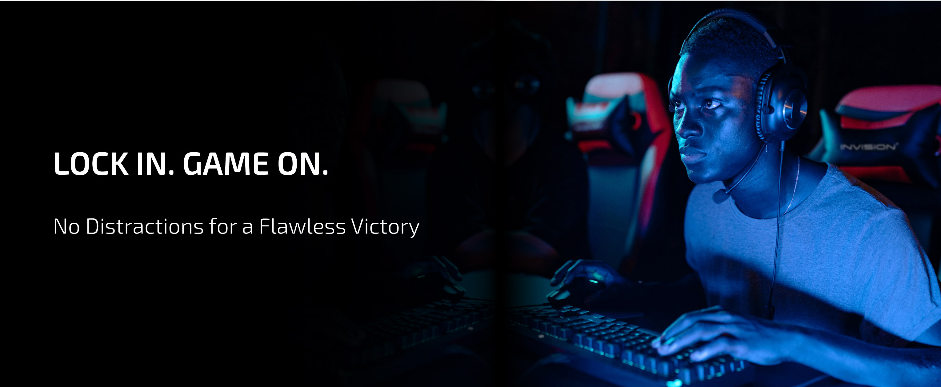 Invision VORTEX Gaming Monitor Arm for 27-57 Inch Screens | Curved ...